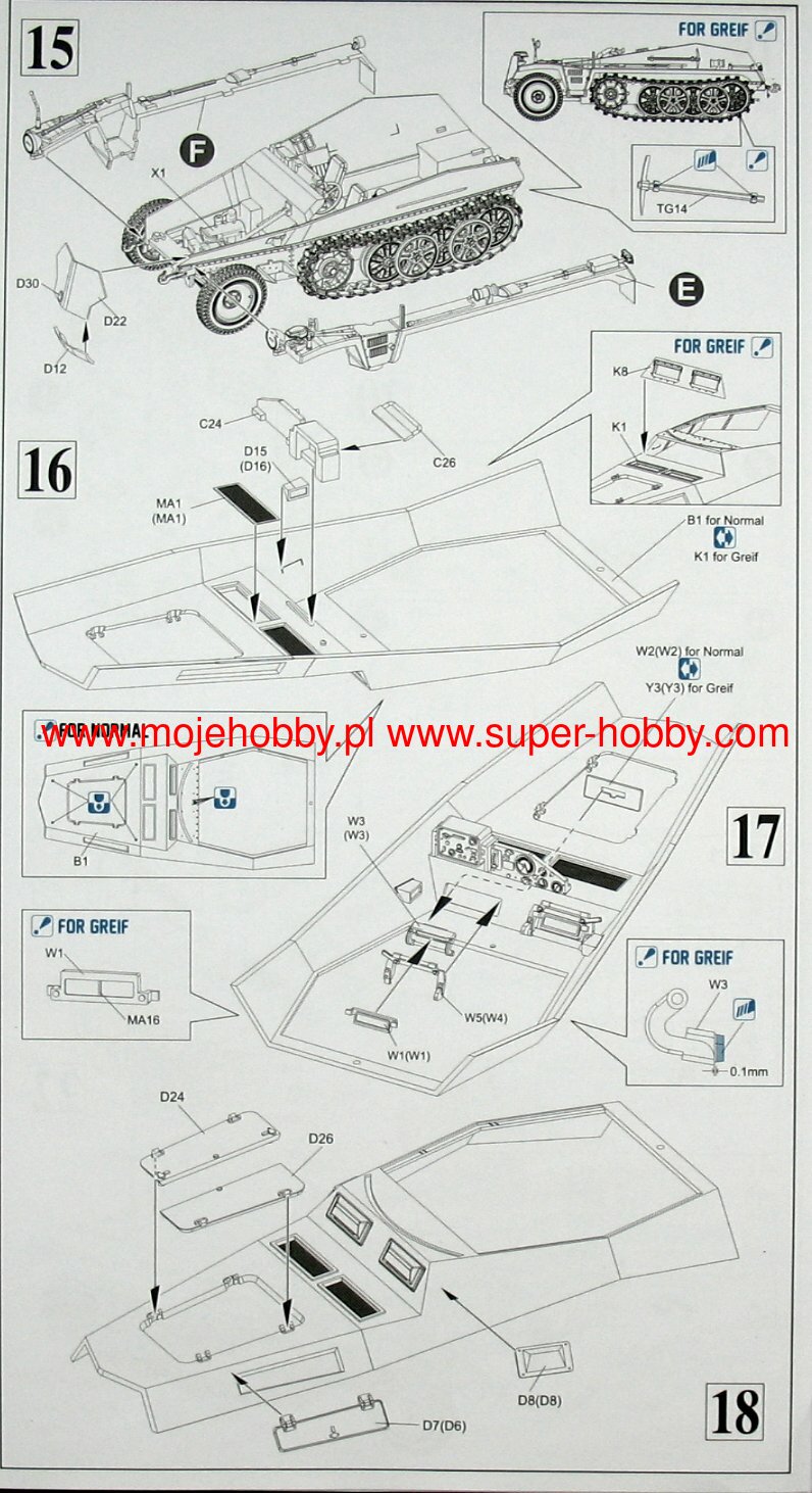 Sd.Kfz.250/3 "Greif" Rommel's Command Half-Track / Z Chassis (2 in 1 ...