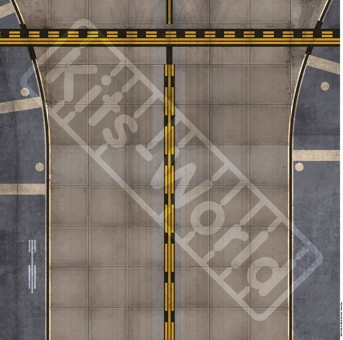 Tyndall AFB (USA) Diorama Self-Adhesive Matt Vinyl Model Airfield Base ...