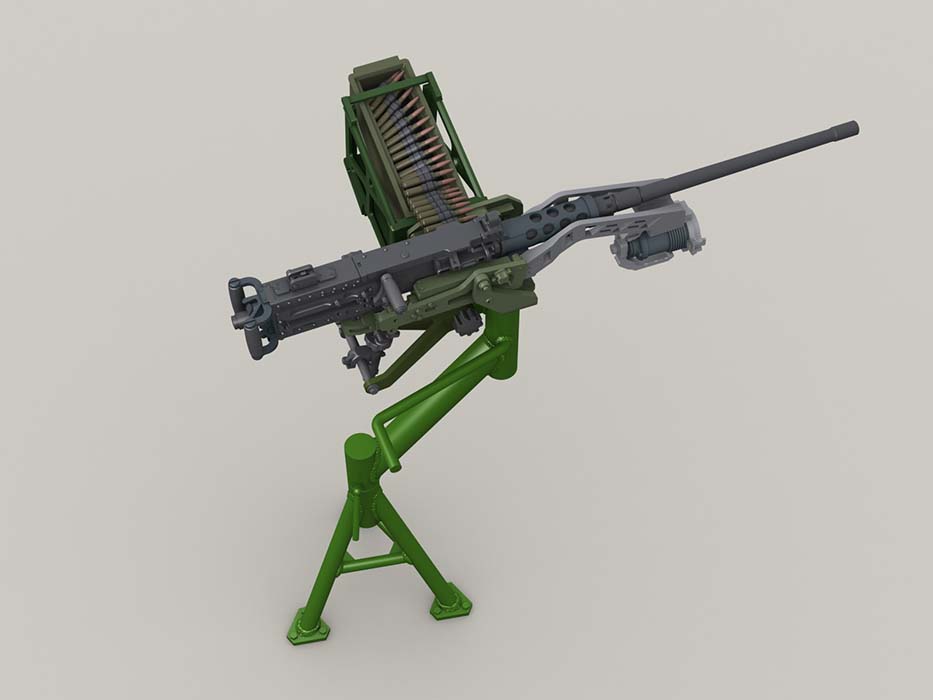 M2 HMG on Pedestal Mount for HMMWV and Gun trucks Legend -LF3D028
