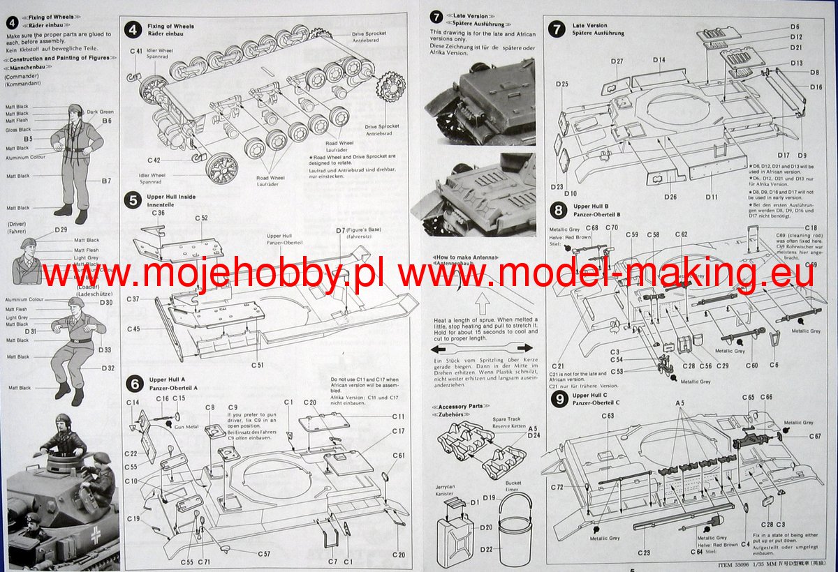 Panzer Kampfwagen IV D Tamiya 35096