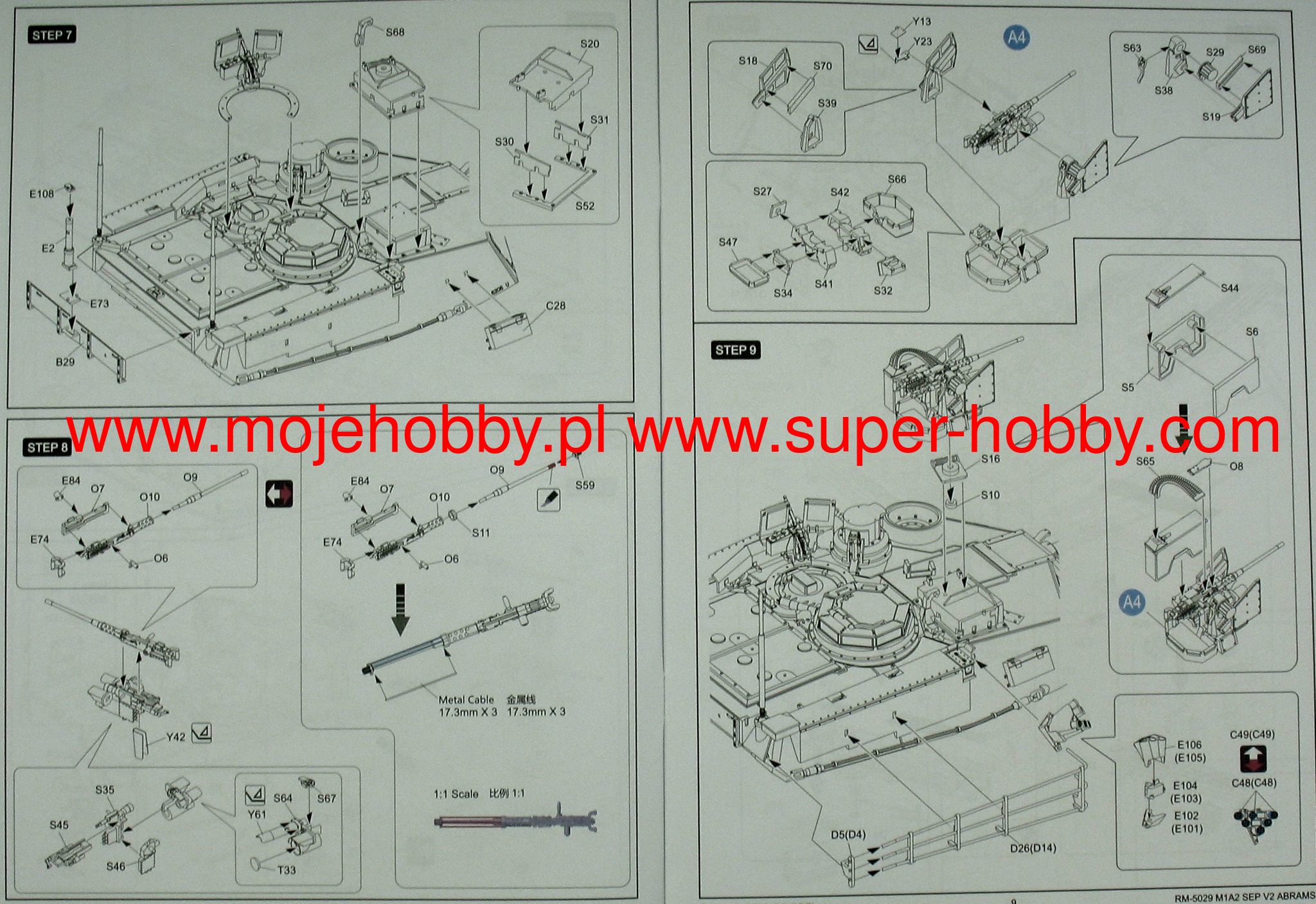 M1A2 Sep V2 Abrams Rye Field Model -RM-5029
