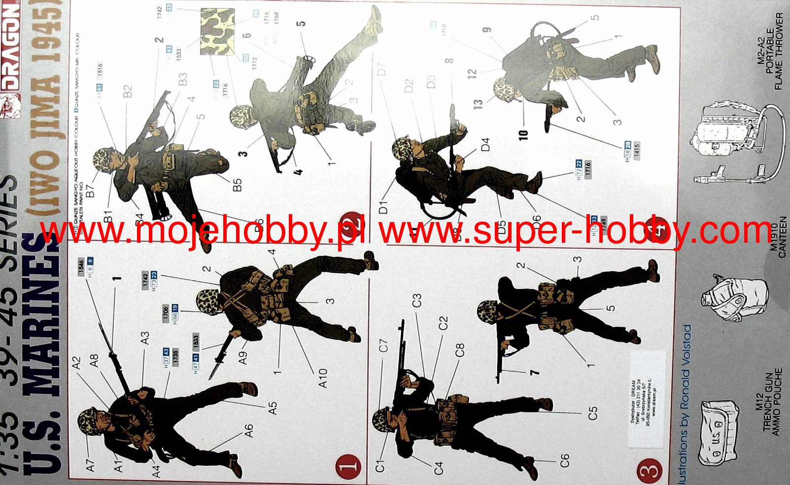 U.S. Marines ( Iwo Jima 1945 ) Dragon 6038