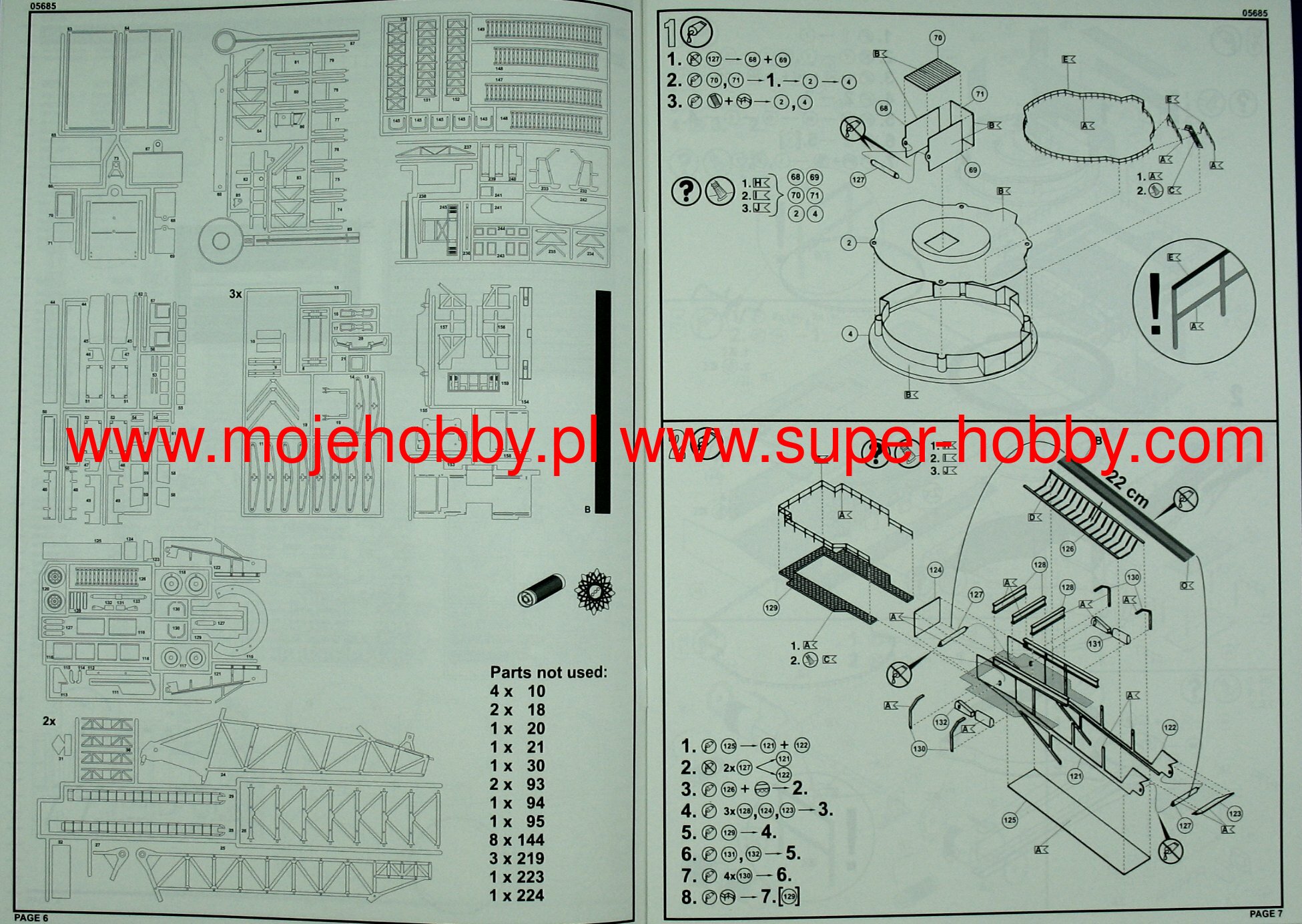 Bucket Wheel Excavator Schaufelradbagger 289 Model Set Revell 05685