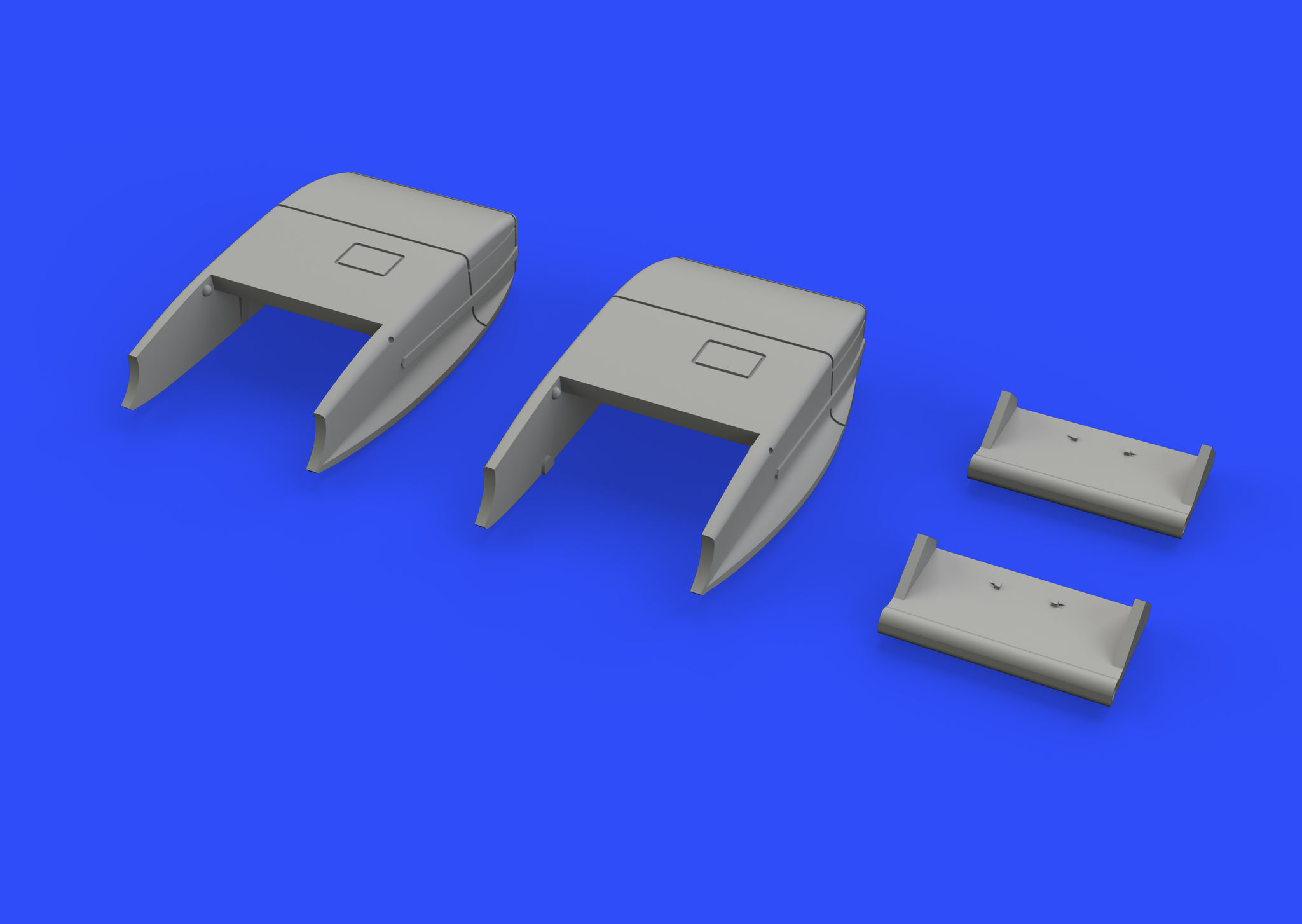 Spitfire Mk. VIII / IX / XVI radiator fairings EDUARD Eduard 672173