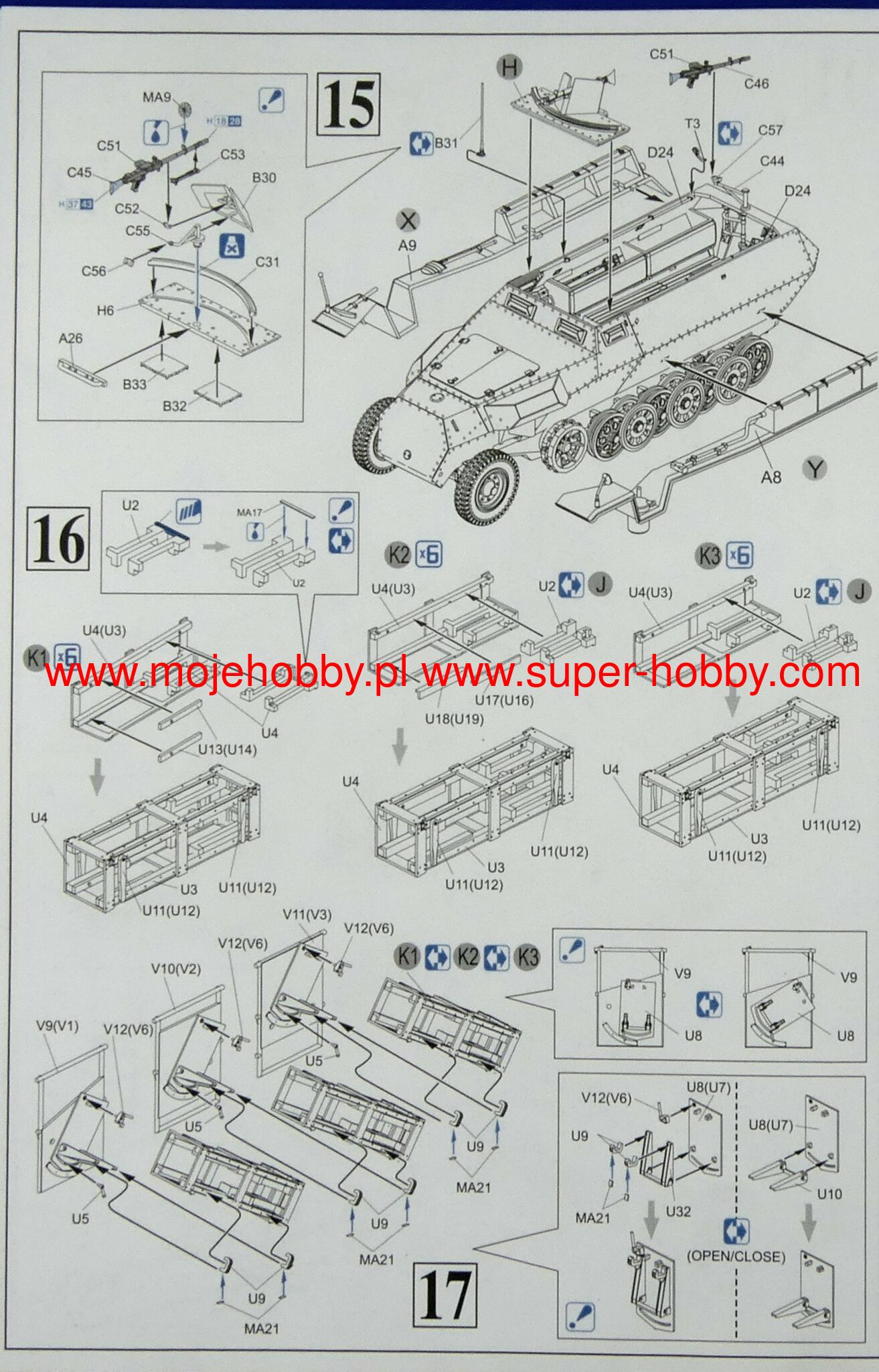 Sd.Kfz.251/2 Ausf.C Rivetted Version mit Wurfrahmen 40 Dragon 6966
