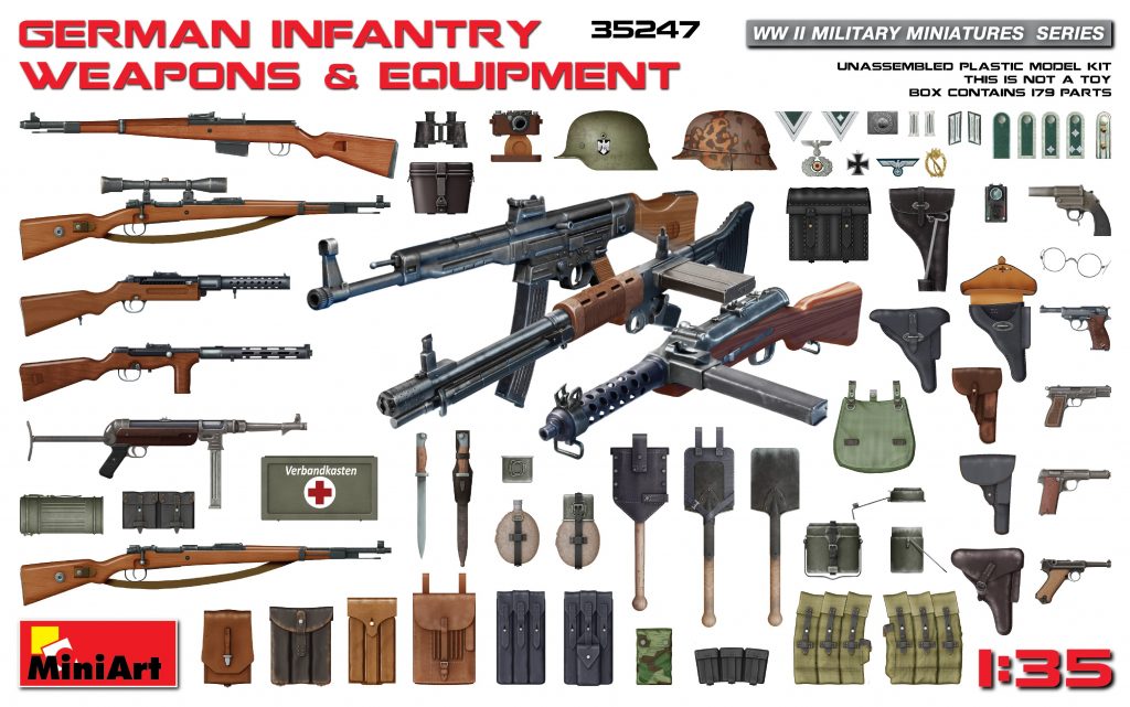 German Infantry Weapons & Equipment MiniArt 35247