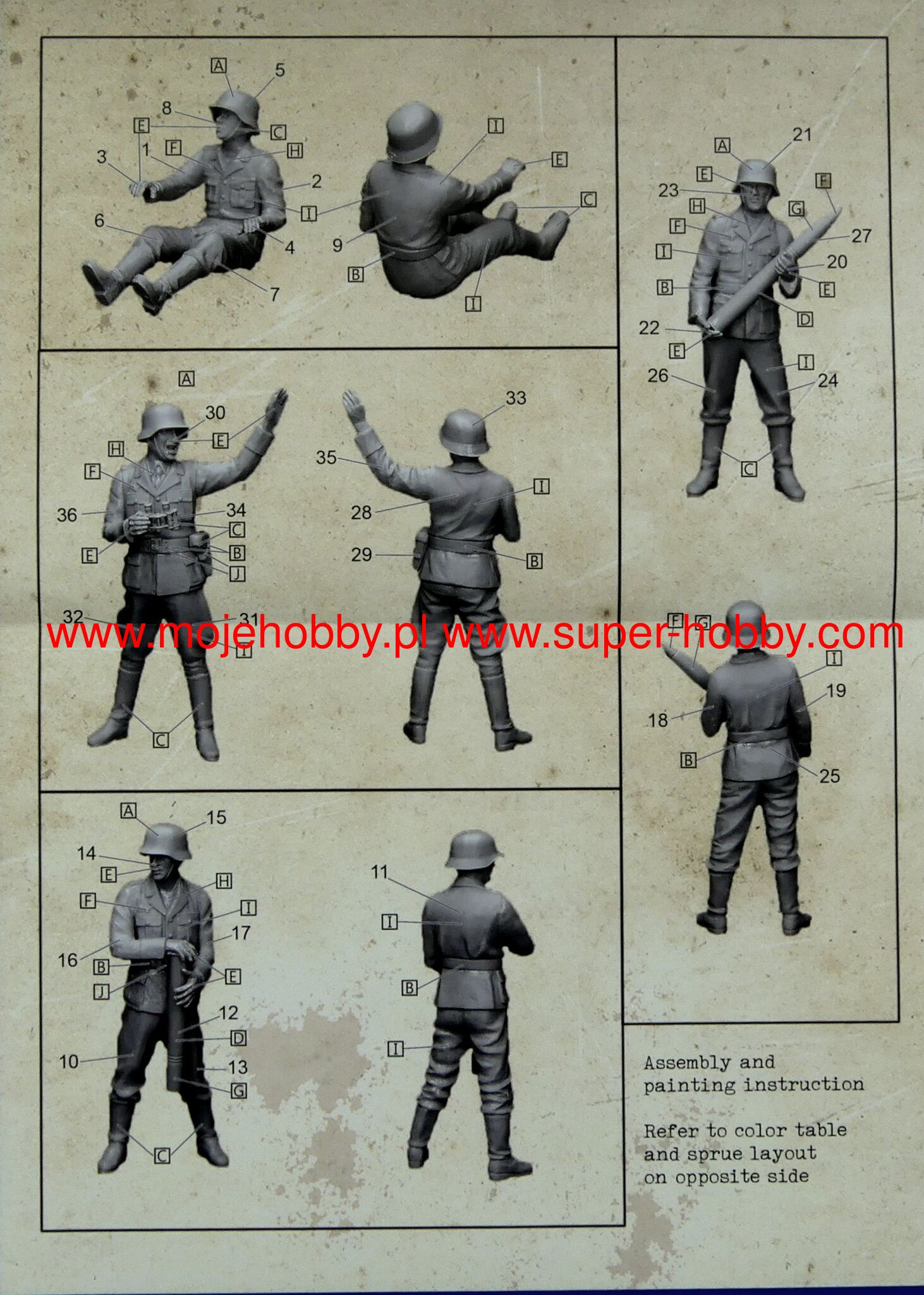 German WW2 8,8cm Flak Crew Das Werk 35038