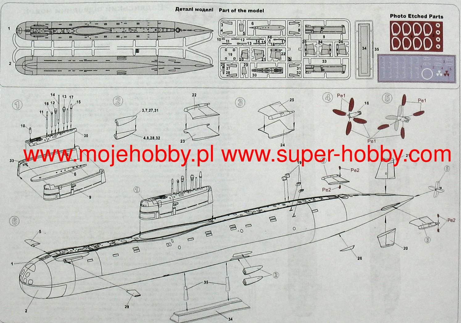 Soviet Nuclear-powered Submarine pr. 685 Plavnik/Mike-class Mikromir ...