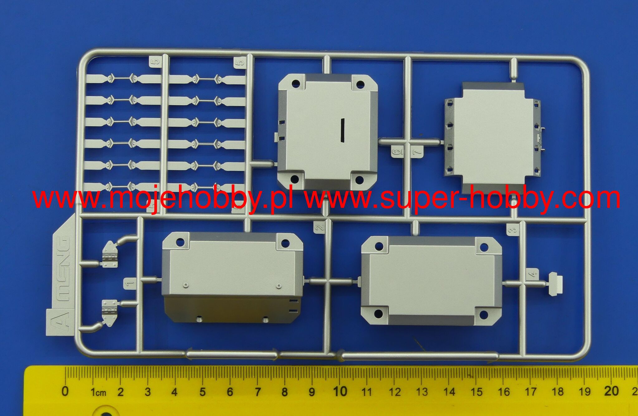 BMW R 1250 GS ADV - Luggage Cases Pre-colored Edition (for Meng MT-005/MT-005s kits) Meng Model ...