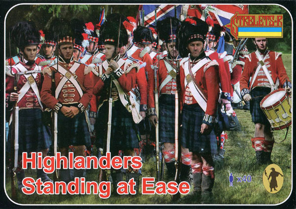 British Highlanders Standing at Ease (Napoleonic Wars) Strelets-R 16372