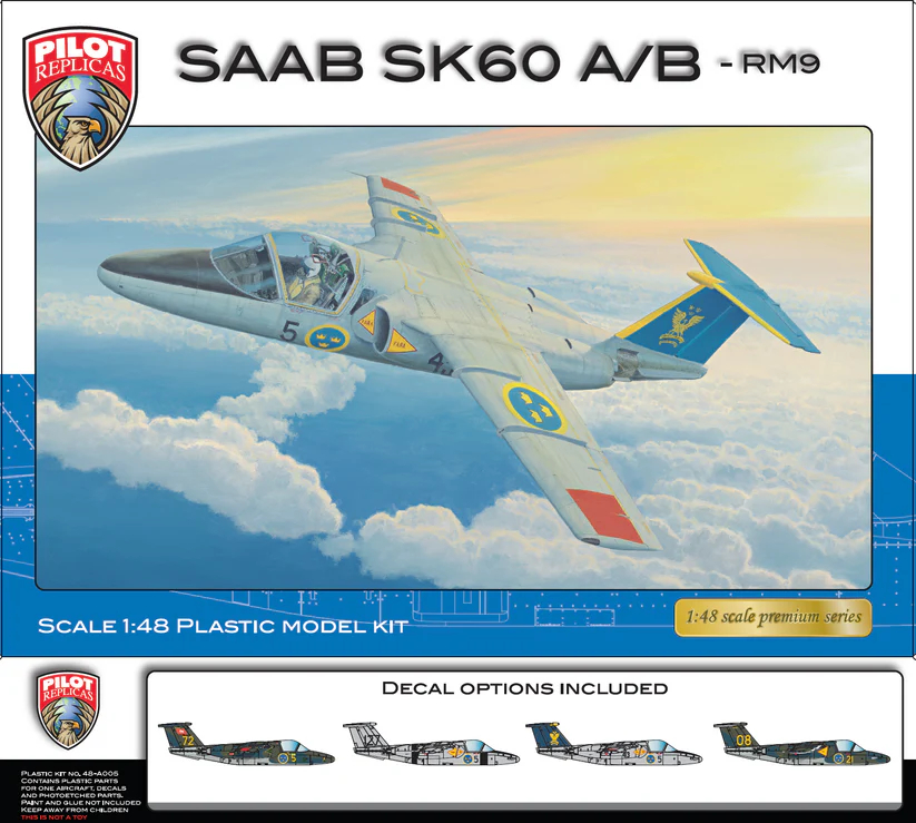 Saab SK60 A/B - RM9 Pilot Replicas 48A005