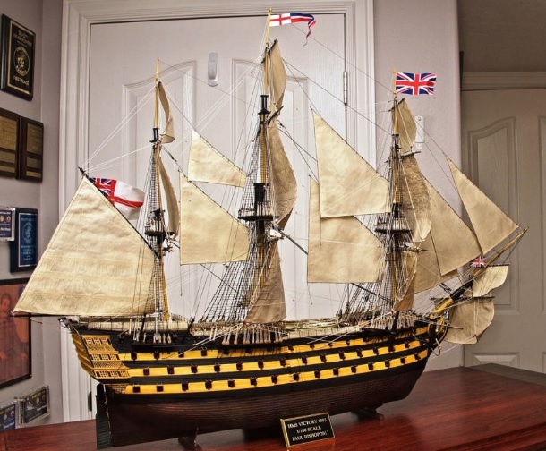 HMS Victory - set of flags HiSModel -F001