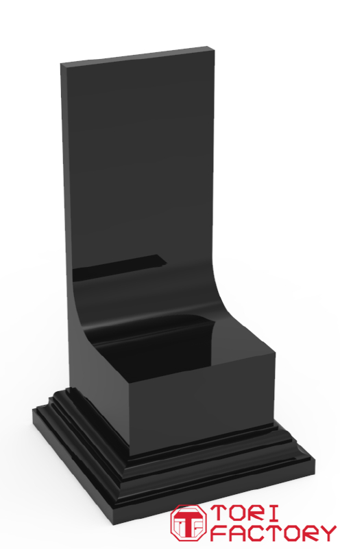 Back Wall Figure Base - Mideum Tori Factory -ZA-19