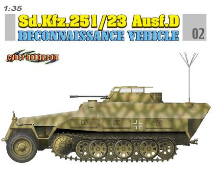 Sd.Kfz.251/23 Ausf.D Reconnaissance Vehicle Dragon 6293