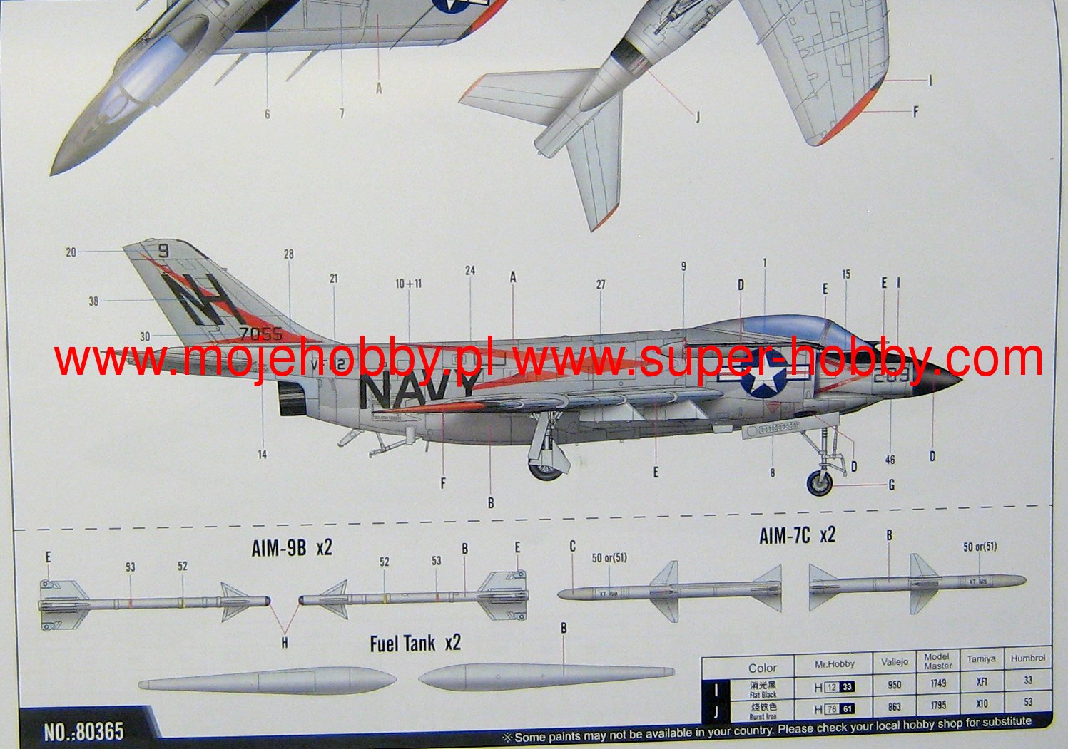 McDonnell-Douglas F3H-2M Demon Hobby Boss 80365