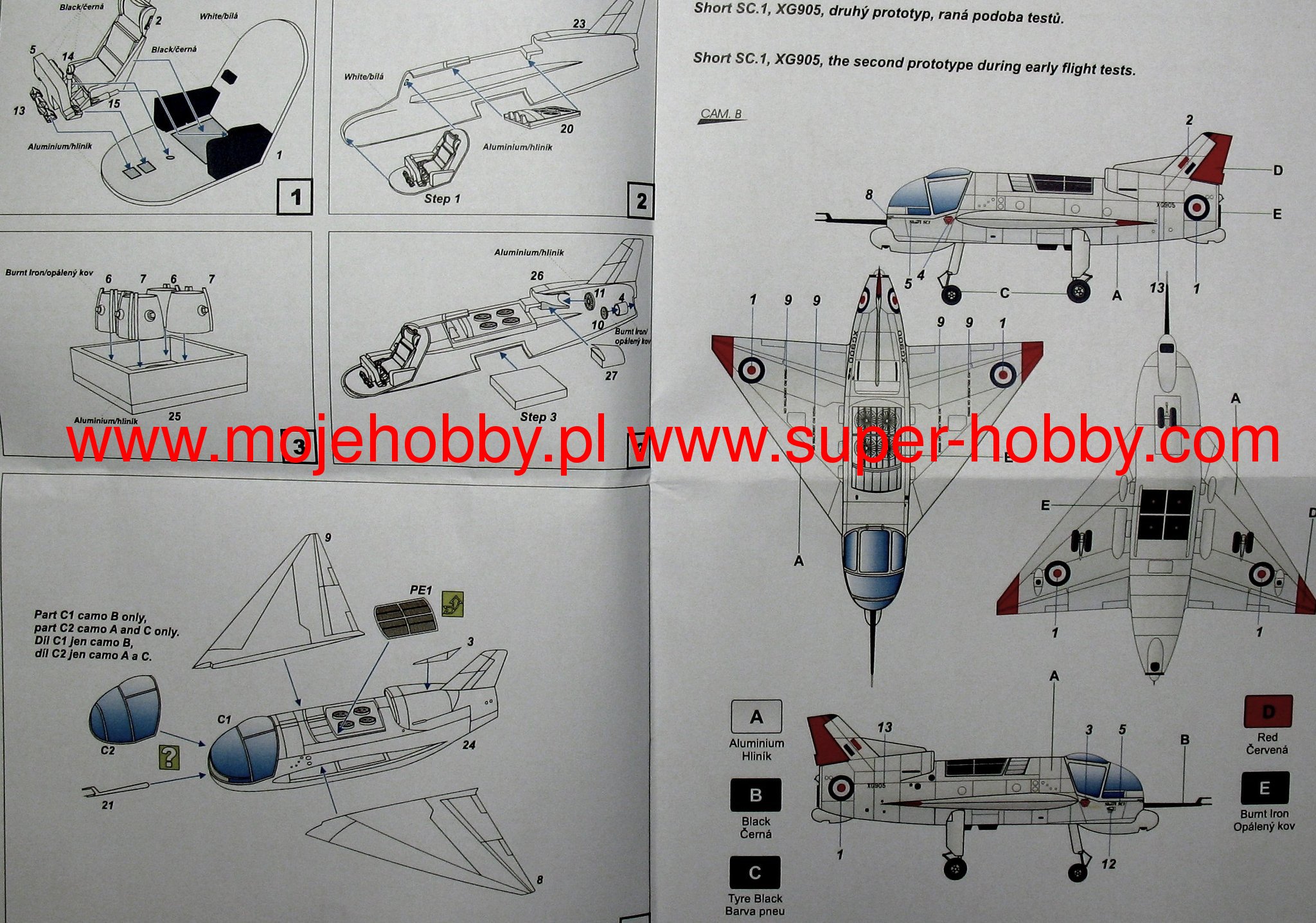 Short SC-1 "First British VTOL Aircraft" Planet Models 266