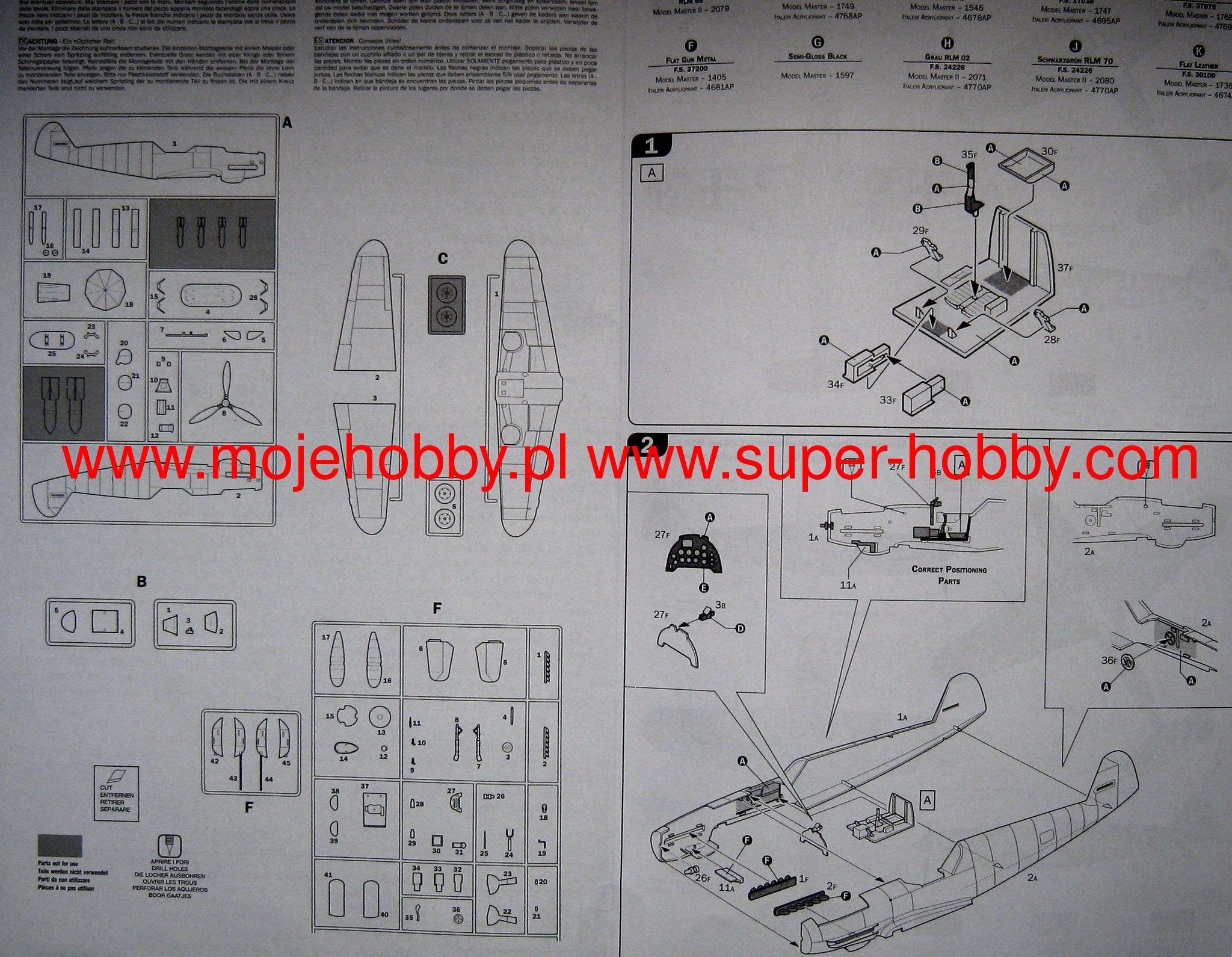 Bf 109 G-6 ''Italian Aces'' Italeri 2719