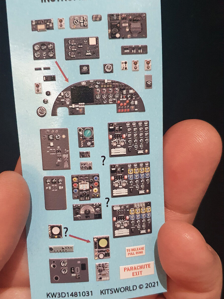 Avro Lancaster B.I/III 3D Full colour Instrument Panel (for Hong Kong ...