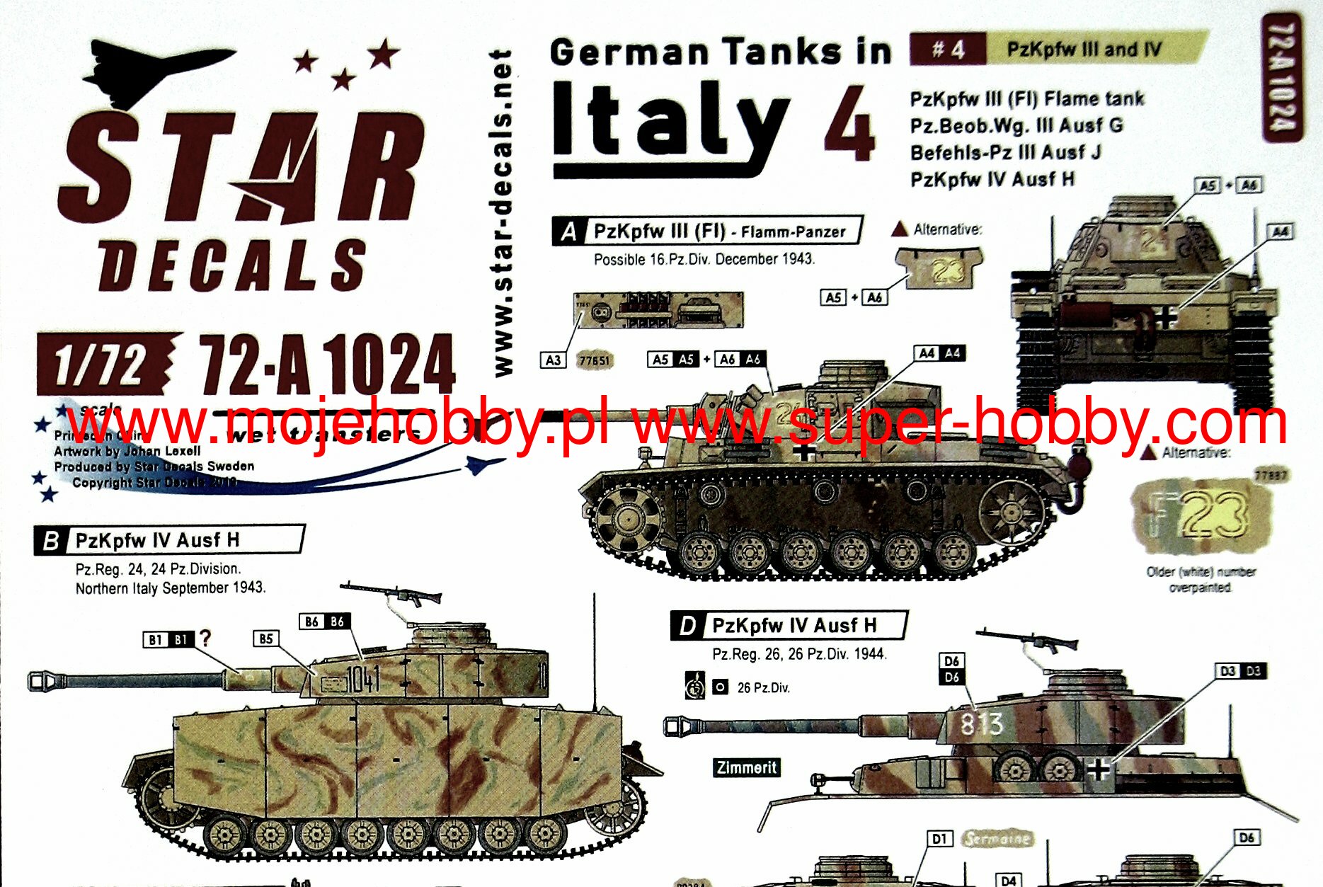 German Tanks in Italy # 4. Pz III Flame-tank, Pz-Beob.Wg. III, Bef ...
