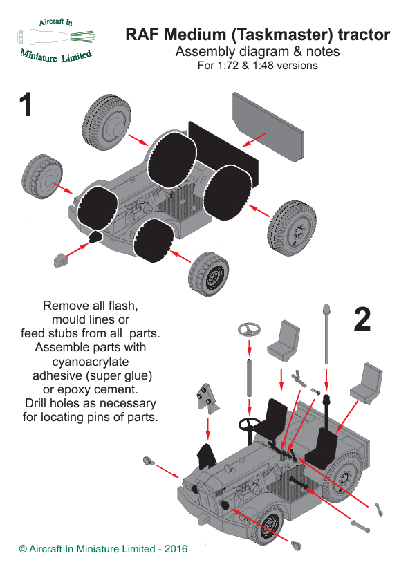 RAF Medium (Taskmaster) tractor Aircraft In Miniature Ltd -GE48048