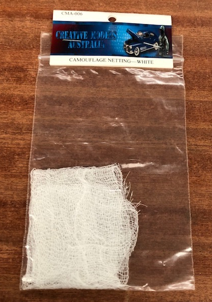 Camouflage Netting - White Creative Models -CMA-006