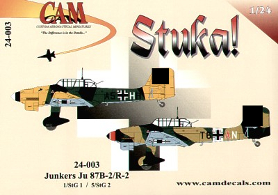 Junkers Ju-87 B-2 / R-2 Stuka (2 schemes) CAM -24003