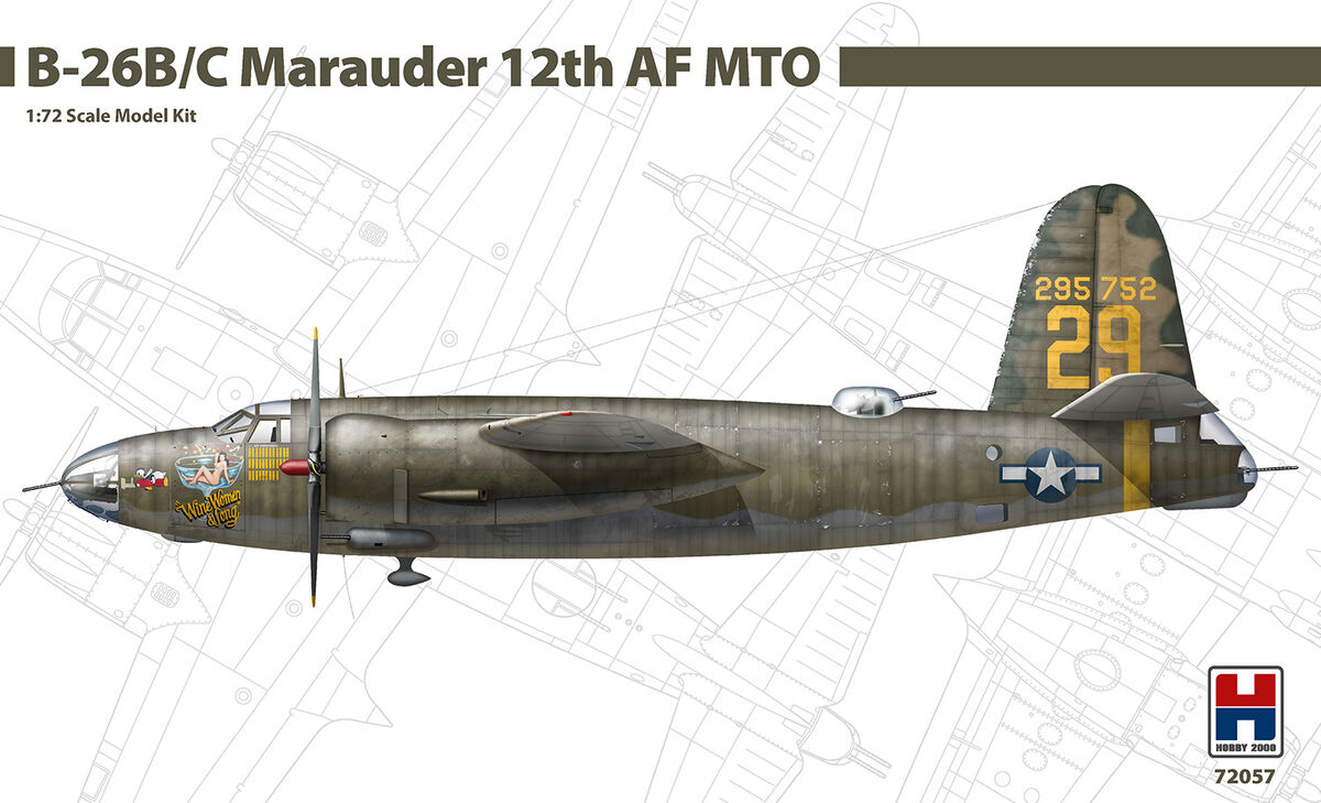 B-26B/C Marauder 12th AF MTO Hobby 2000 72057