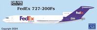 Boeing 727-200F - Federal Express Draw Decal -10-727-20A
