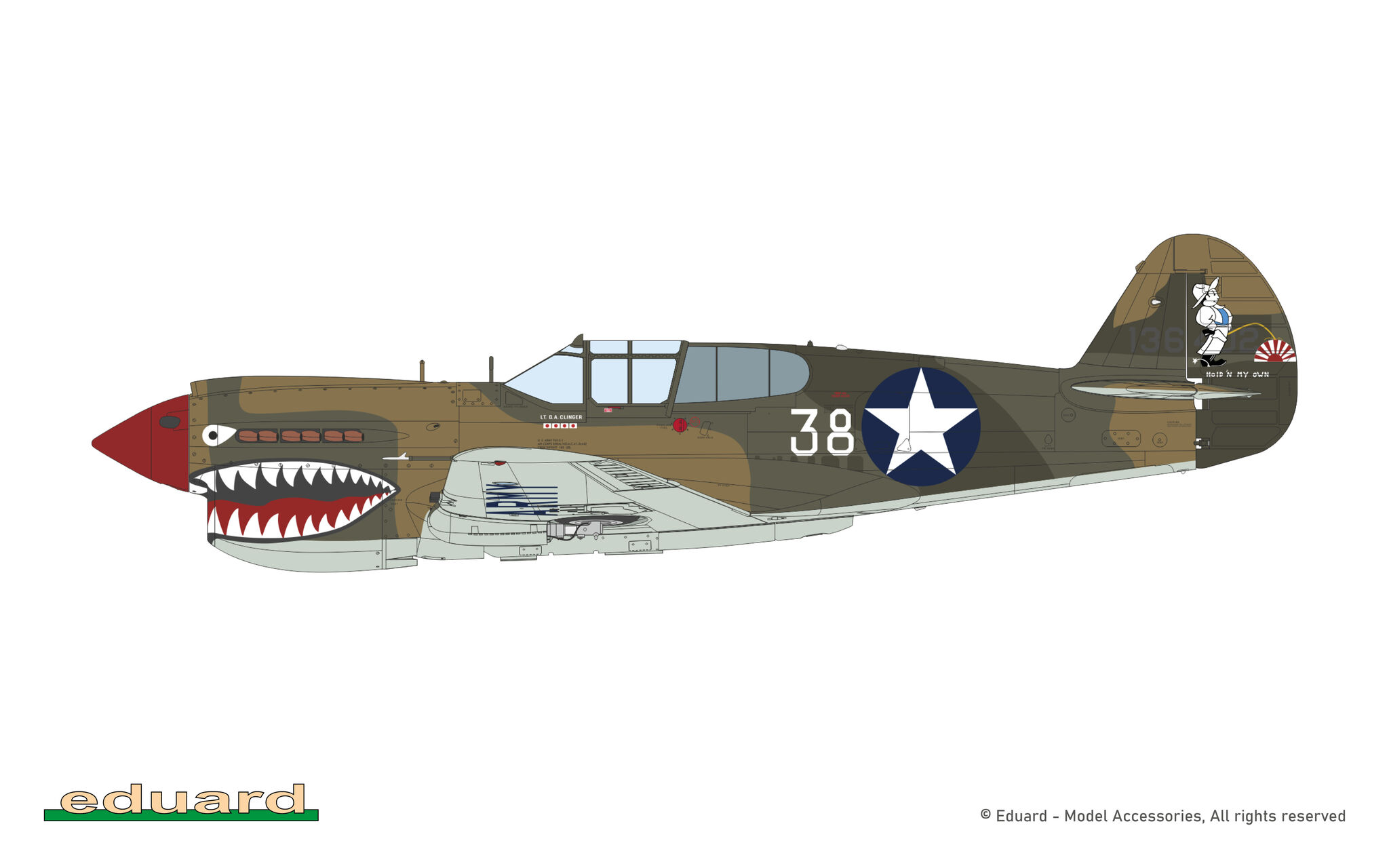 P-40E Warhawk Dual Combo - The Royal Class Edition Eduard R0023