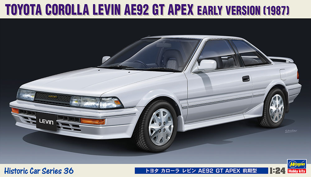 21136 Toyota Corolla Levin AE92 GT Apex Early Version (1987) Hasegawa HC36