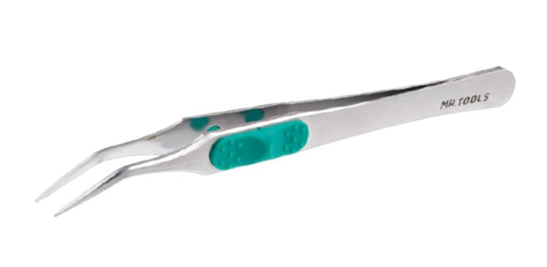 Mr. Angled Tweezers Mr.Hobby -MT-203