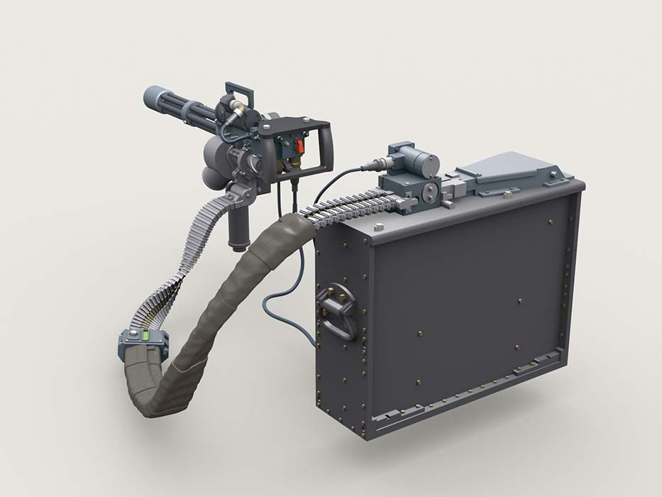 M134D Minigun Basic Set #2 w/3,000rd Ammo Box Legend -LF3D049