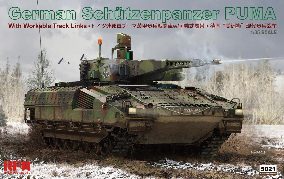 German Schutzenpanzer PUMA with workable track links Rye Field Model -RM-5021