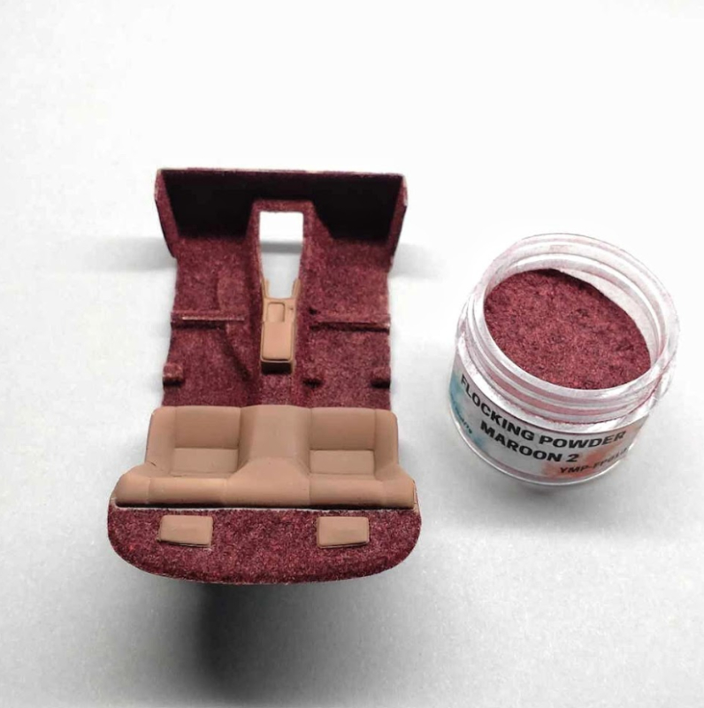 Flocking Powder Maroon 2 Yamamoto Model Parts F010