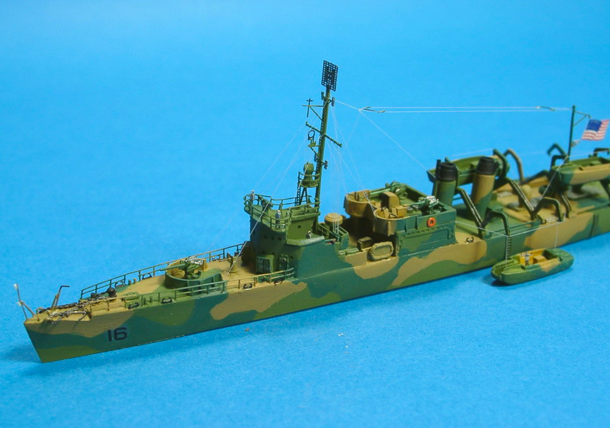 US Navy Destroyer/ Transport Ward APD-16 NIKO MODEL -7023