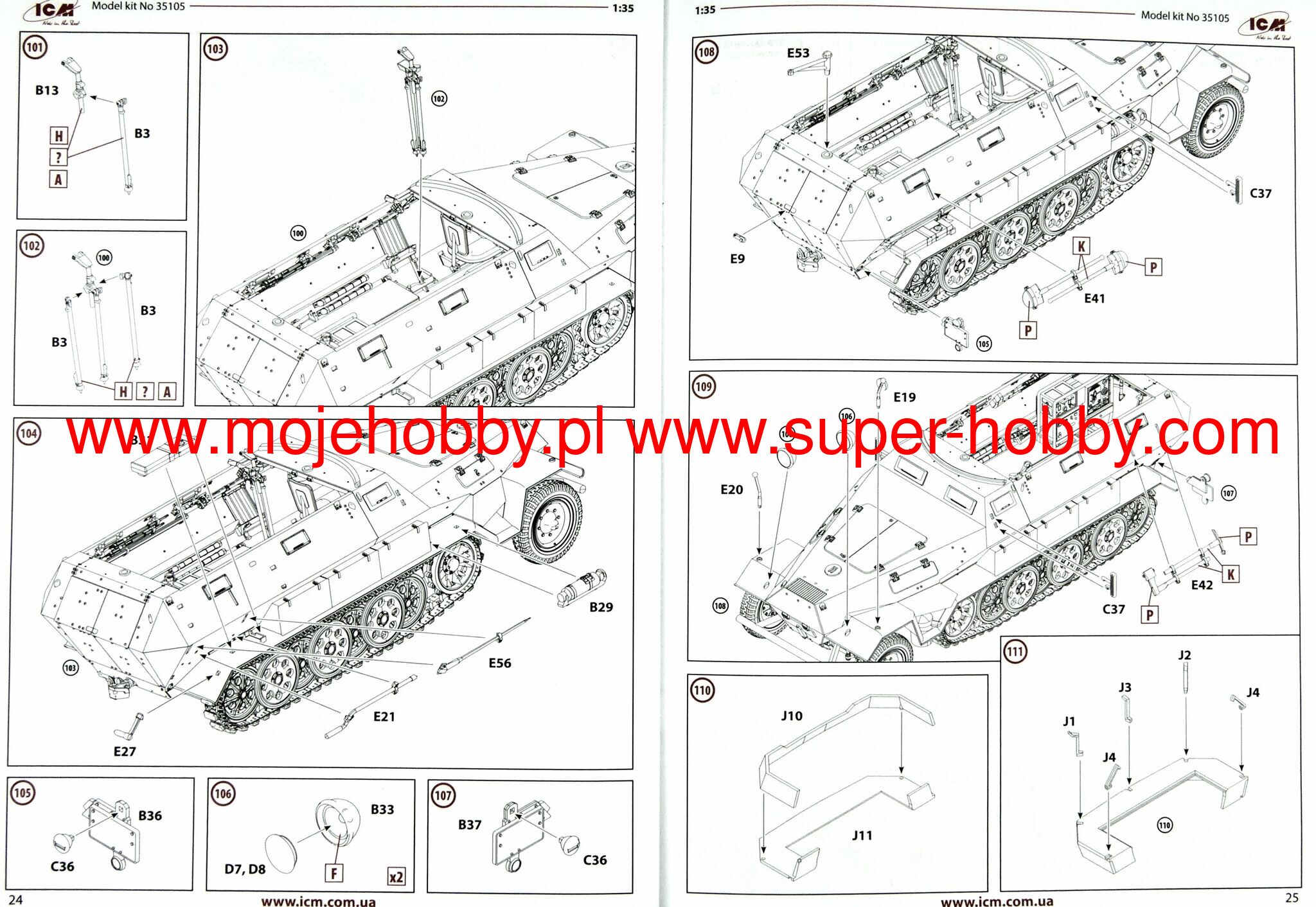 Sd.Kfz.251/18 Ausf.A Beobachtungspanzerwagen ICM 35105