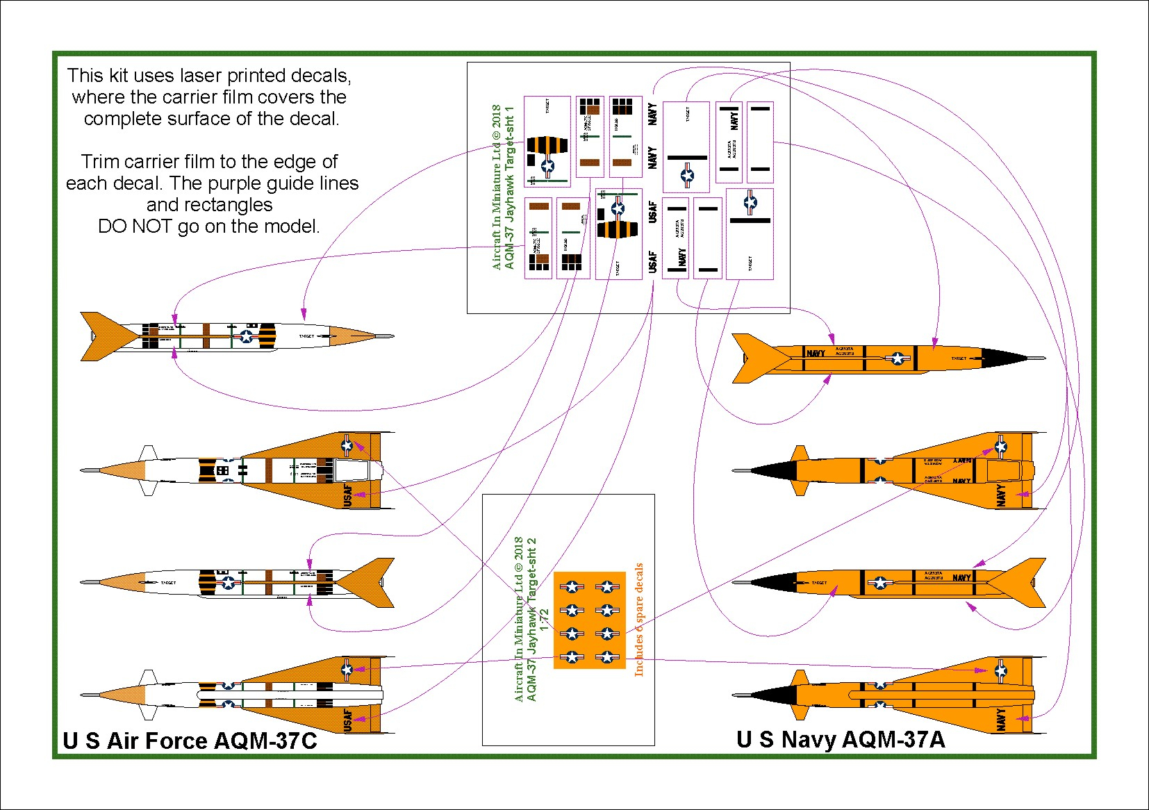 Beechcraft AQM-37 Jayhawk supersonic target drone Aircraft In Miniature ...
