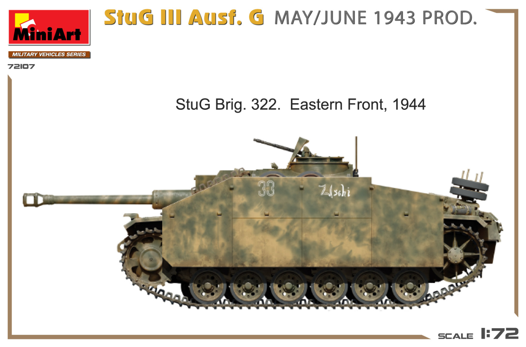 StuG III Ausf. G - May/June 1943 Prod. MiniArt 72107
