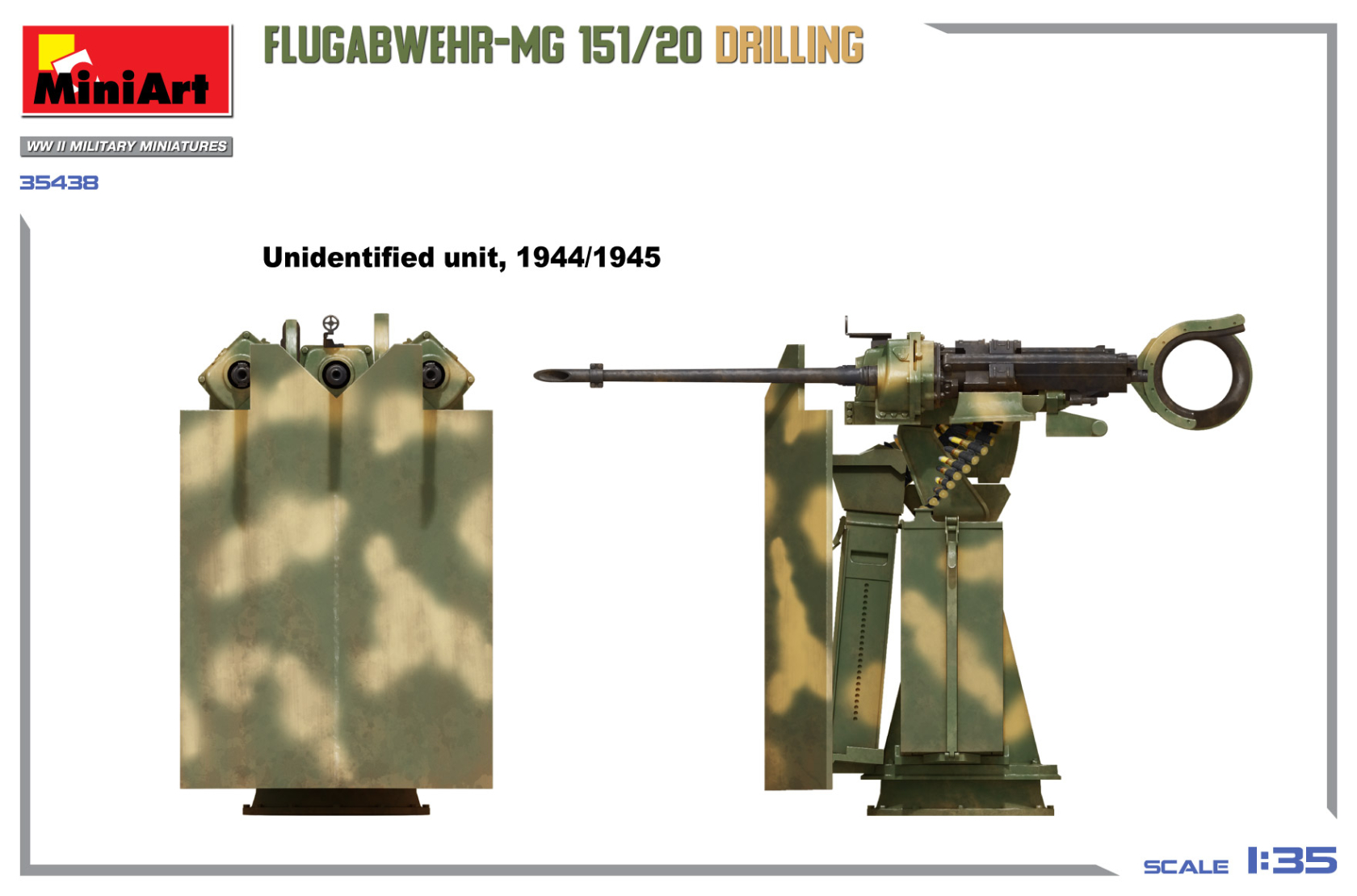 Flugabwehr-MG 151/20 Drilling MiniArt 35438