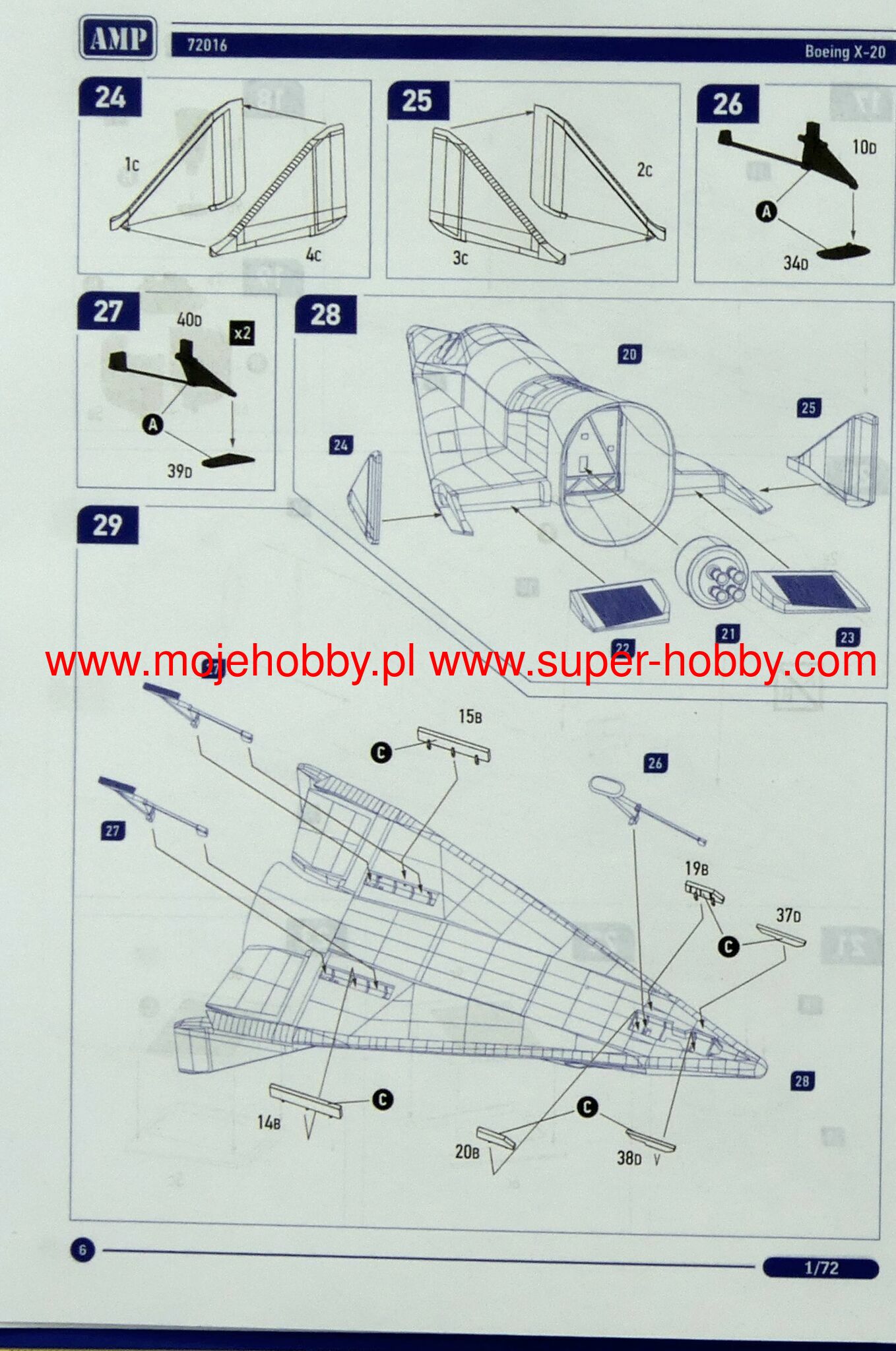 Boeing X-20 Dyna-Soar AMP 72016