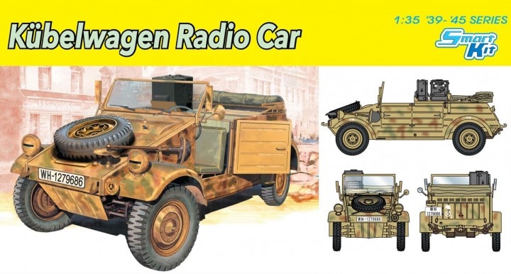 Kubelwagen Radio Car Dragon 6886