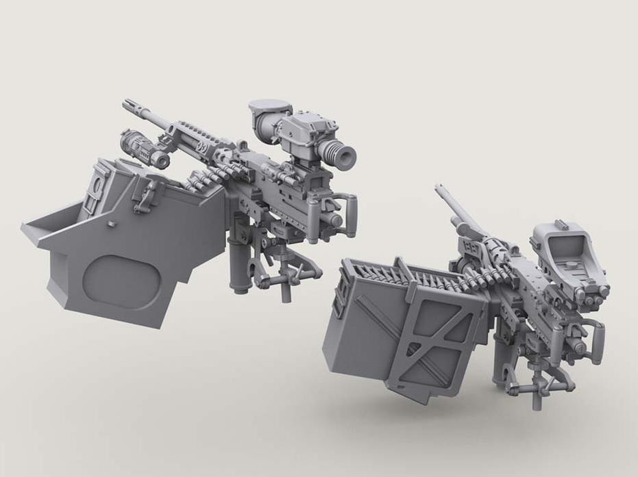 M2/M2A1 QCB HMG on Bearing Sleeve Mount set Legend -LF3D055