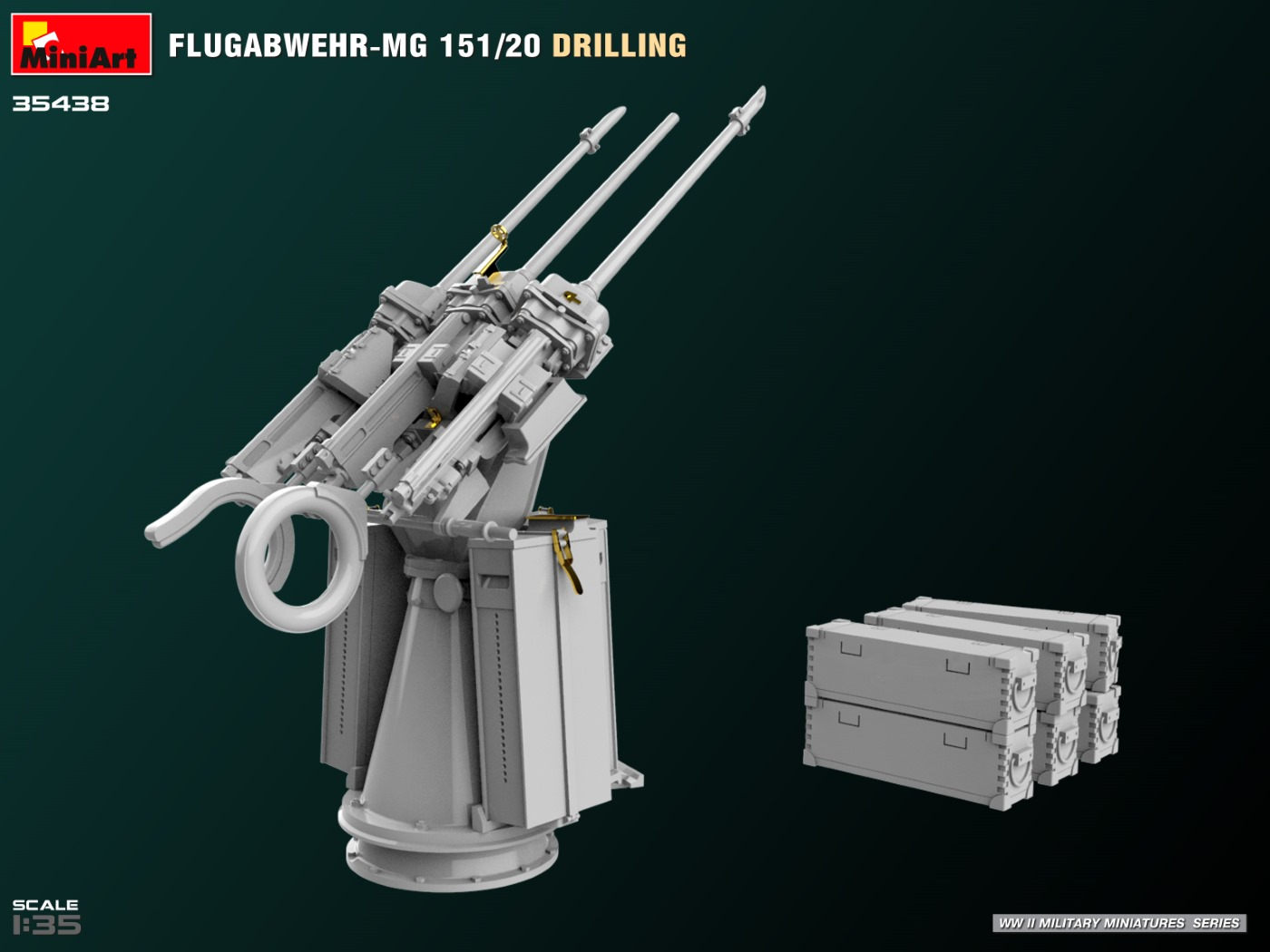Flugabwehr-MG 151/20 Drilling MiniArt 35438