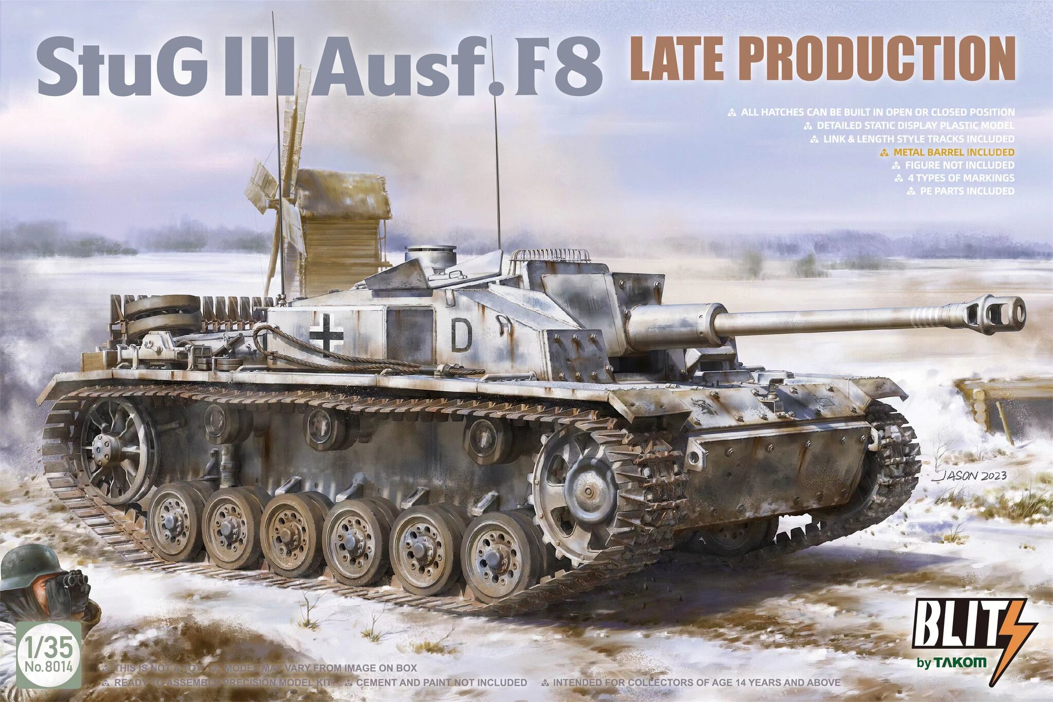 Stug III Ausf.F8 Late Production Takom 8014