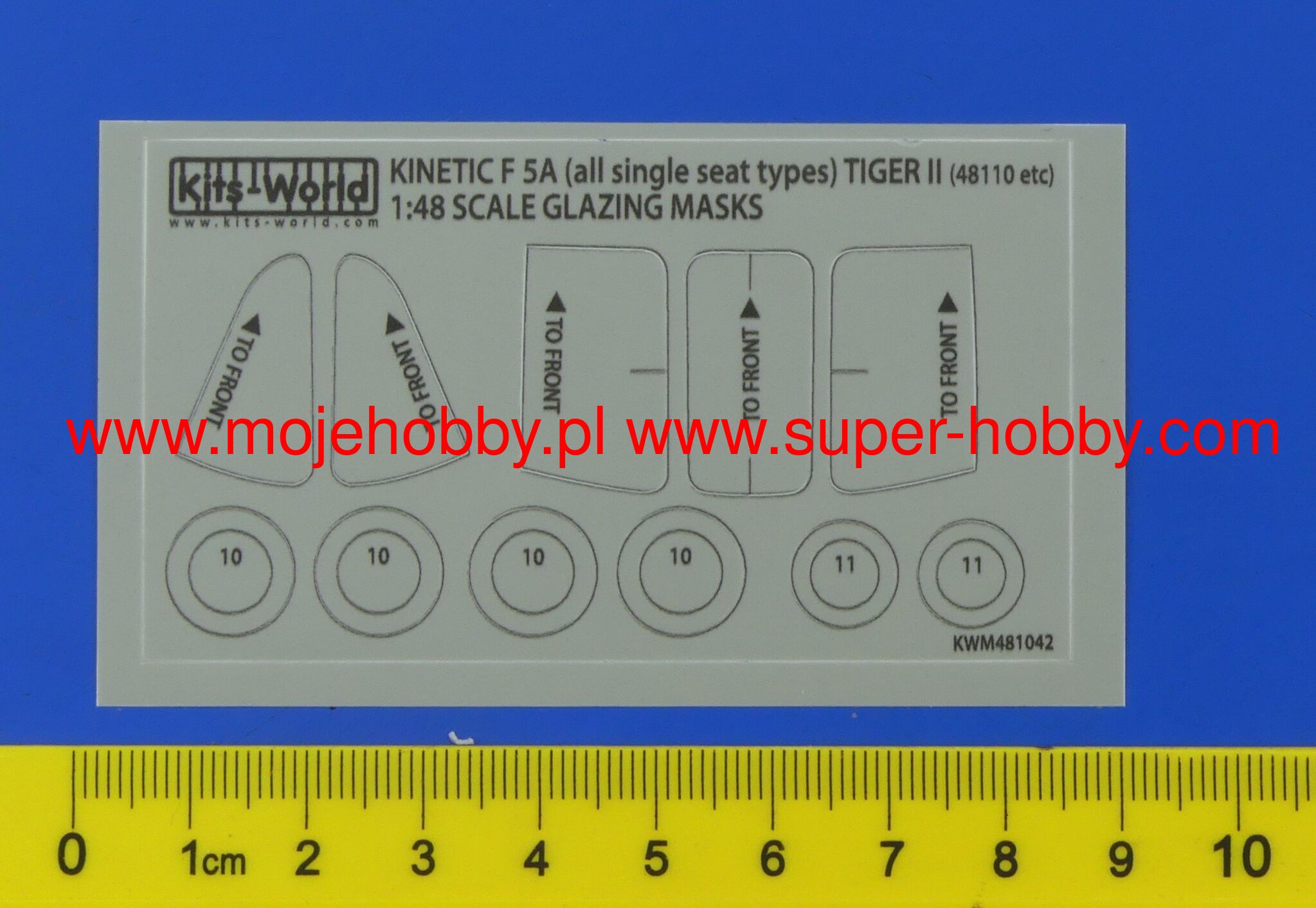 Northrop F-5 All single seat types TIGER II Canopy/Wheel Masks (for ...
