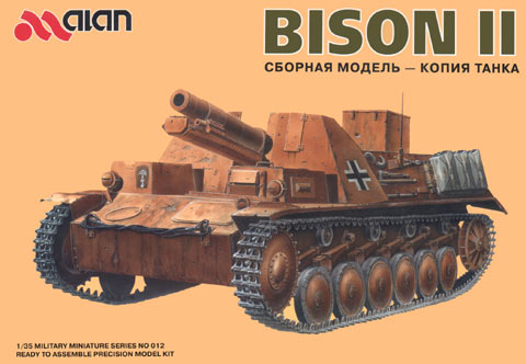 German Sturmpanzer II Bison sIG-33 (Sfl) Alan 012