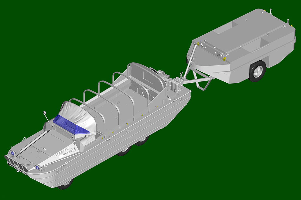 GMC DUKW-353 With WTCT-6 Trailer I Love Kit 63539