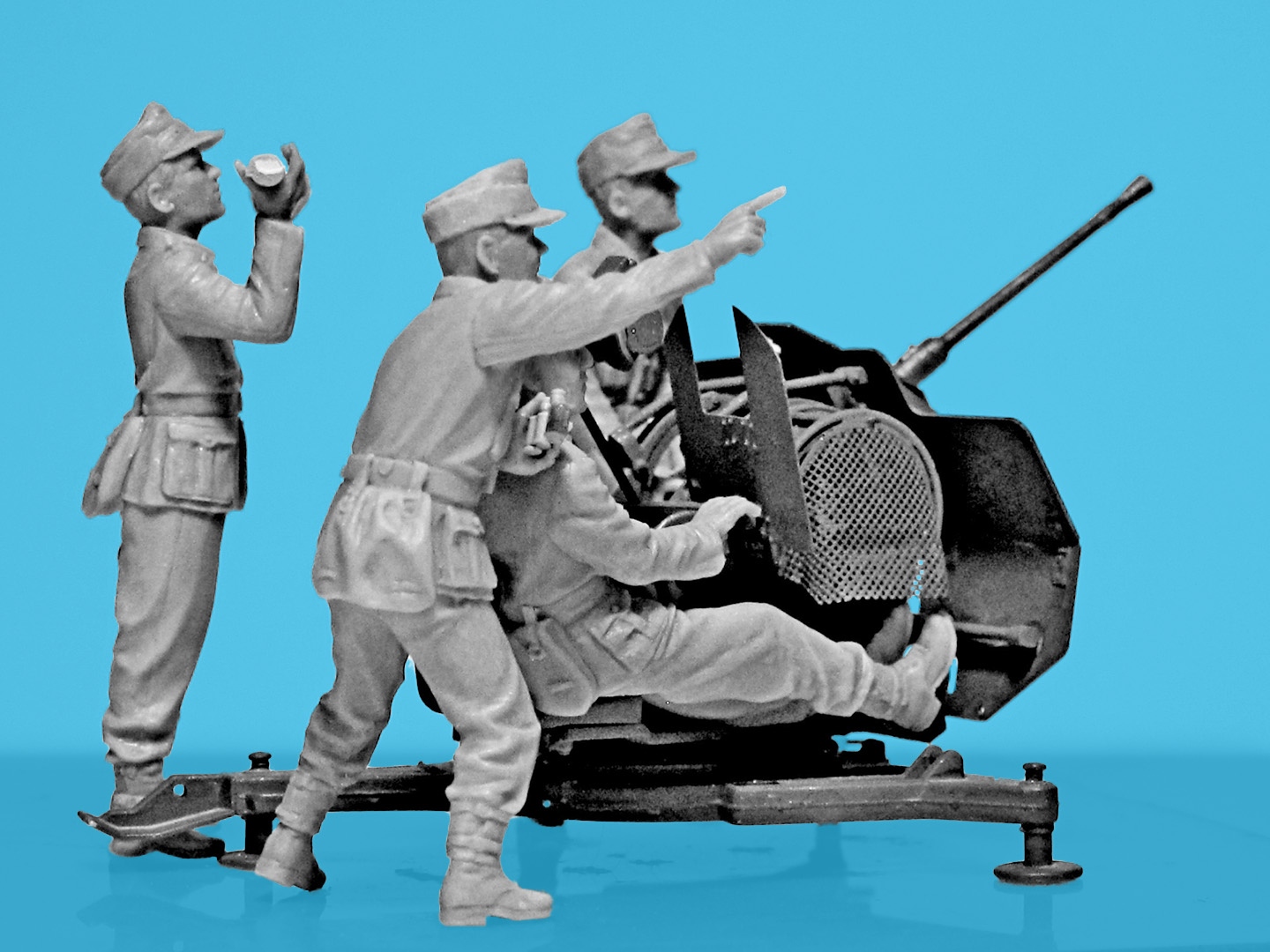 2cm Flak 38 With Crew ICM 35718