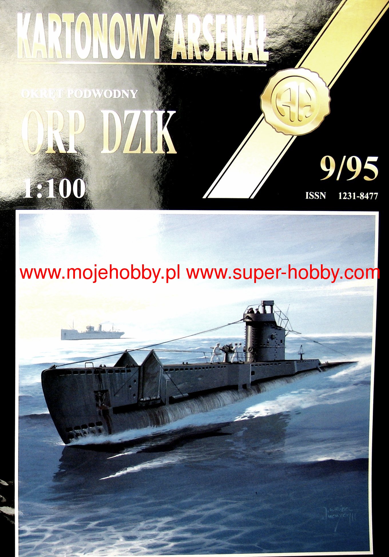 ORP Dzik - Polish Submarine Haliński -KA-9-95