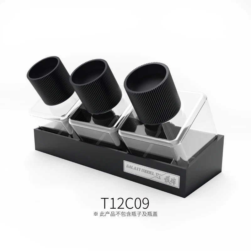 Anti-Toppling Adhesive Bottle Base (3 Bottle Position Black) Galaxy ...